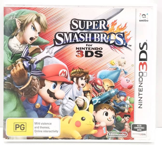 Super Smash Bros 3ds Box Art
