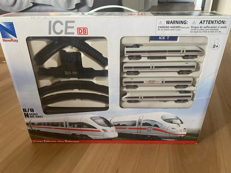 T Gauge Deutsche Bahn ICE Train Set R-041/012-ICE