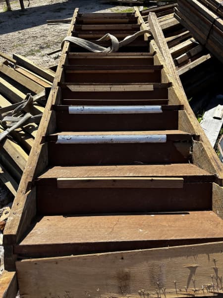 Broken Wooden Stairs