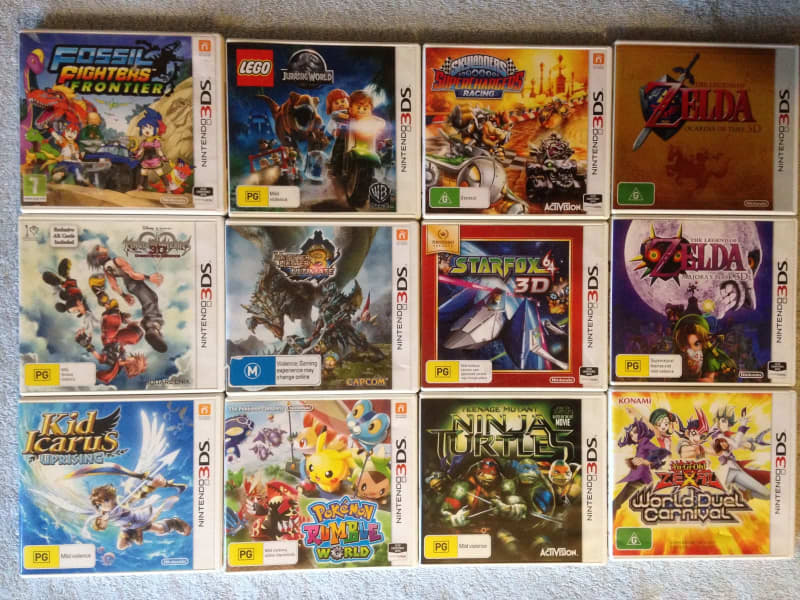 Nintendo 3ds Games List