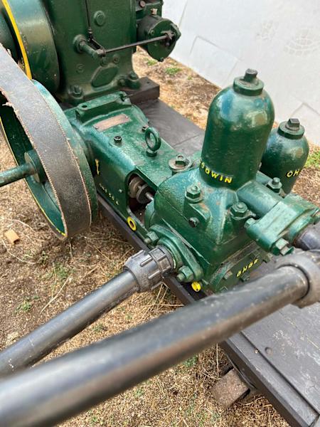 A Lister D Type Stationery Engine, 1.9hp, Mounted To A Four Wheel ...