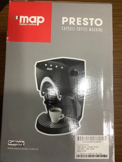 Presto Capsule Coffee Machine | Coffee Machines | Gumtree Australia ...