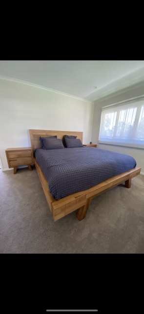 Adamson King bed, side tables, mattress - Beds in Chermside West QLD ...