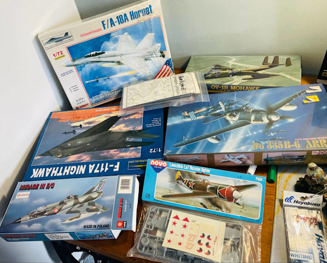 7 vintage model planes. 1:72, all new, Pick Up West Moonah - Other ...