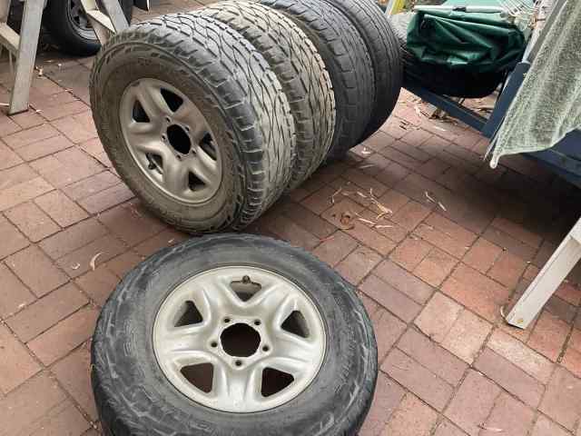 200Series Toyota steel rims and tyres | Wheels, Tyres & Rims | Gumtree ...