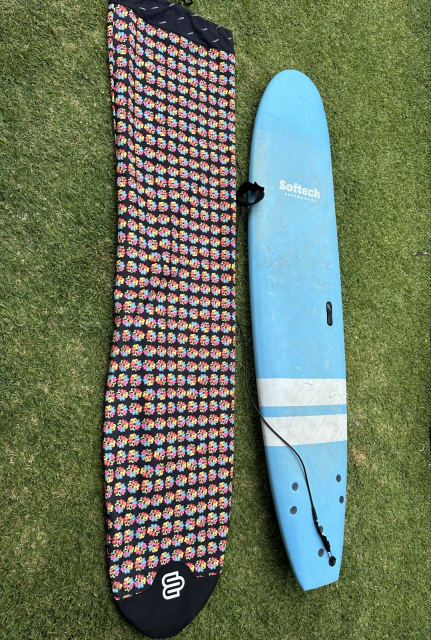 8FT Softtech (Soft Board) Surf Board & Cover - Surfing in Bondi ...