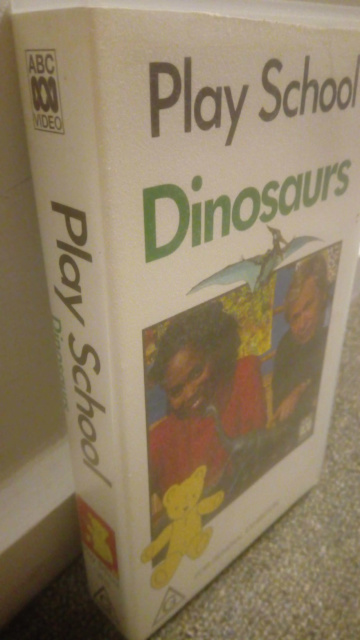 Kids video VHS ABC kids play school vintage dinosaurs | CDs & DVDs ...