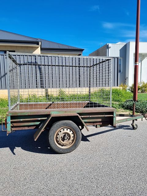 Trailer 6x4 Heavy Duty with separate Cage and Canvas Cover | Trailers ...