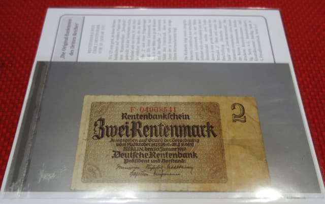 German 2 Rentenmark banknote from 1937. | Collectables | Gumtree ...