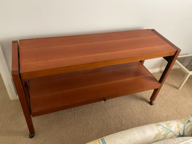 PENDING SALE Unique Timber Split Level Side Table | Buffets & Side ...