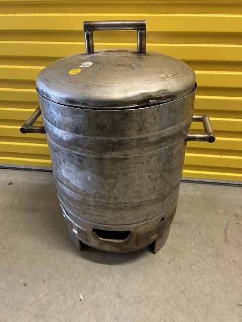 50 Litre stainless steel keg and basket hangi pot complete - Pots ...
