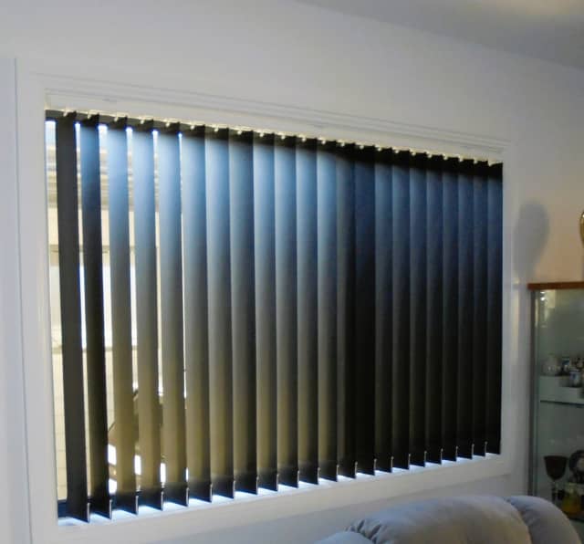 BLACK VERTICAL BLOCK OUT BLIND - Curtains & Blinds in Newcastle NSW | Gumtree Australia