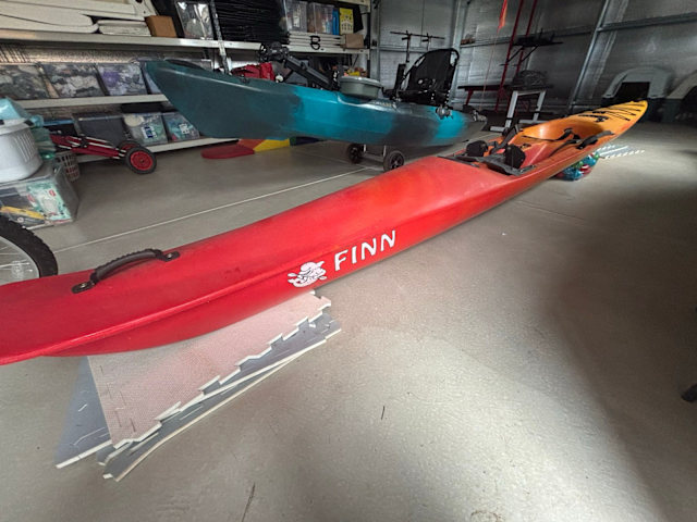 Finn Adult Kayak with Paddle | Kayaks & Paddle | Gumtree Australia ...