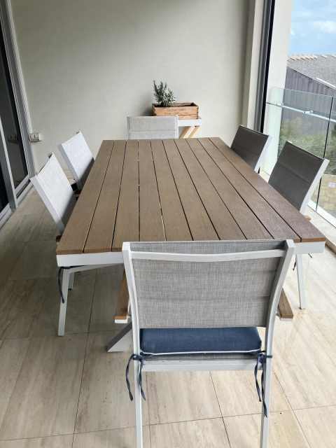 Outdoor Dining table setting from the Segals range - Outdoor Dining ...