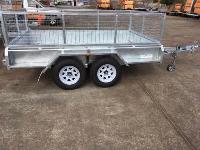 10 x 6 LongLife Galv Tandem axle trailer with 600 mm cage | Trailers ...