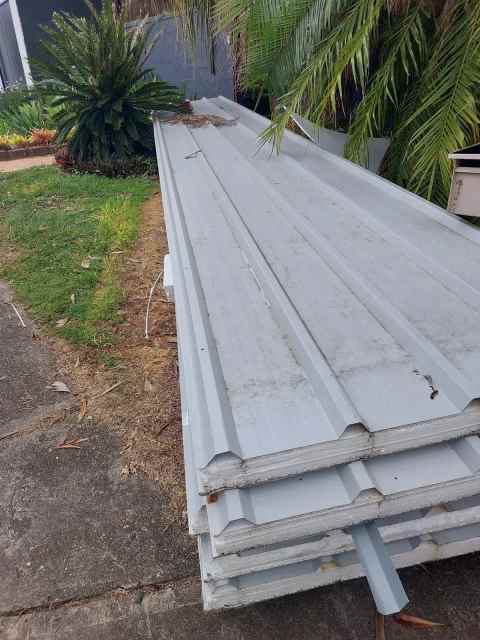 75mm x 6.8mt Insulated roof sheets - shale grey x 5 - Building ...