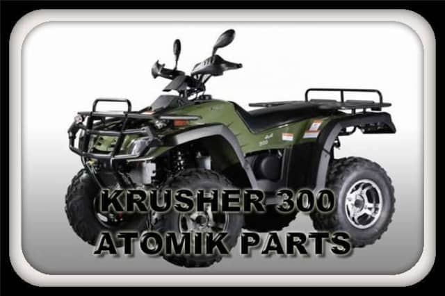 ATOMIK KRUSHER 300 ATV QUAD PISTON AND RING SET | Motorcycle & Scooter ...