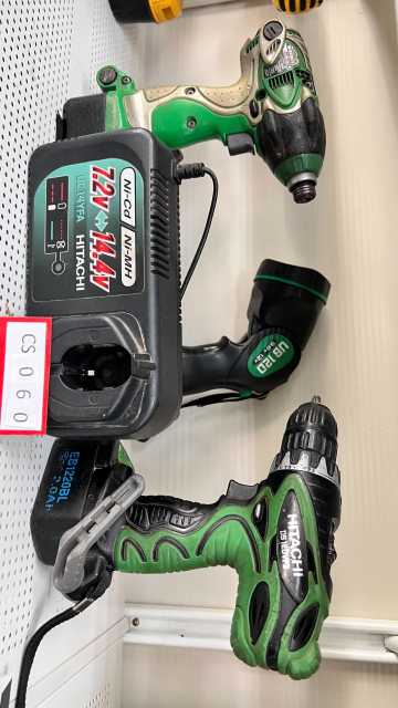 CS060 HITACHI TOOL SET 4 (BAIT DRILLS WITH BATTERY CHARGER) - Power ...