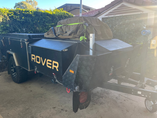 Mars Rover Rear Fold Hard Floor Camper Trailer | Camper Trailers ...