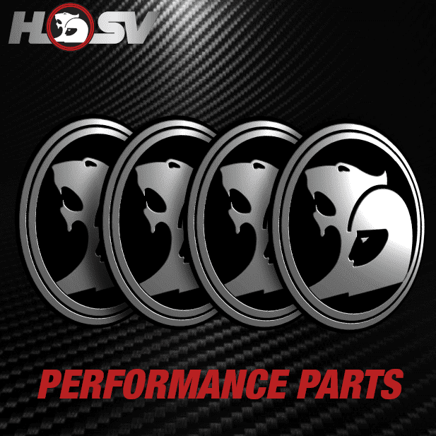 HSV Alloy Badge 56mm Alloy Wheel Centre Cap Decals - Black/Silver ...