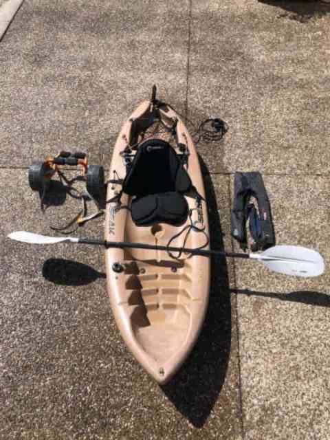 SEAK Kayak complete with wheel trolley | Kayaks & Paddle | Gumtree ...