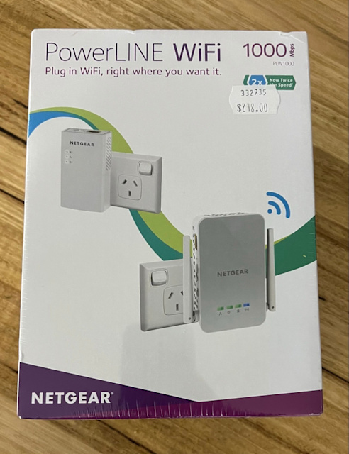 Netgear Powerline WIFI 1000 New in Box - Modems & Routers in Crace ACT ...