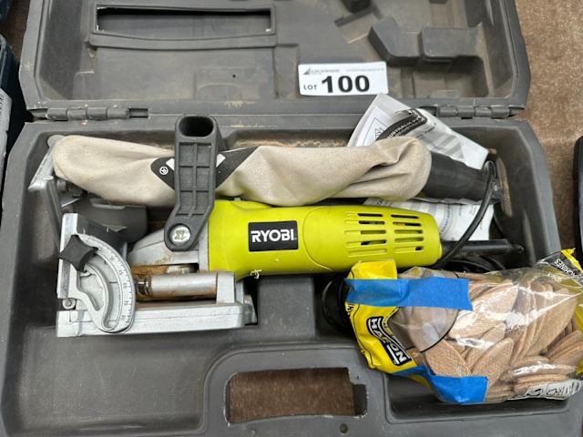Ryobi Biscuit Cutter in Case & Qty Timber Biscuits - Power Tools in ...