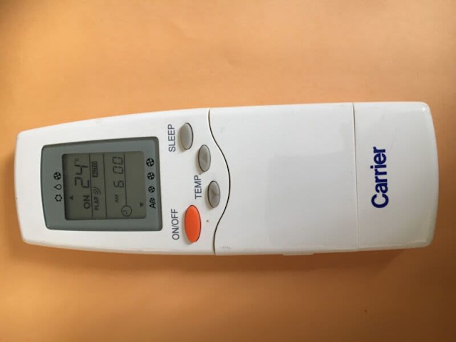 CARRIER SPLIT AIR CONDITIONER REMOTE CONTROL IN GOOD WORKING ORDER ...