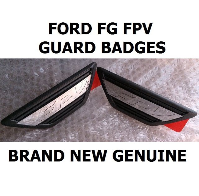 Ford FG FPV F6 GT GS GTP GTF sedan ute guard FPV BADGES emblems GREY ...