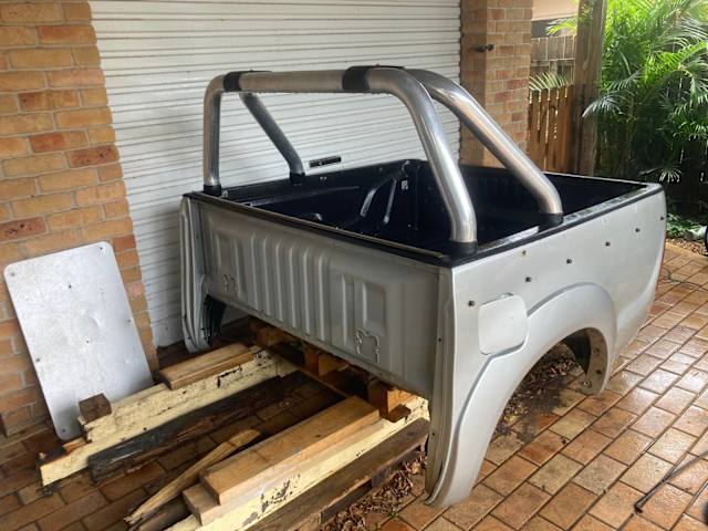 Toyota hilux dual cab Ute back , ute liner and bar | Auto Body parts ...