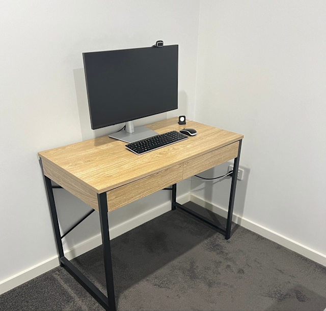 Beesley 2 Drawer Computer Desk Natural - Desks in Wentworthville NSW ...