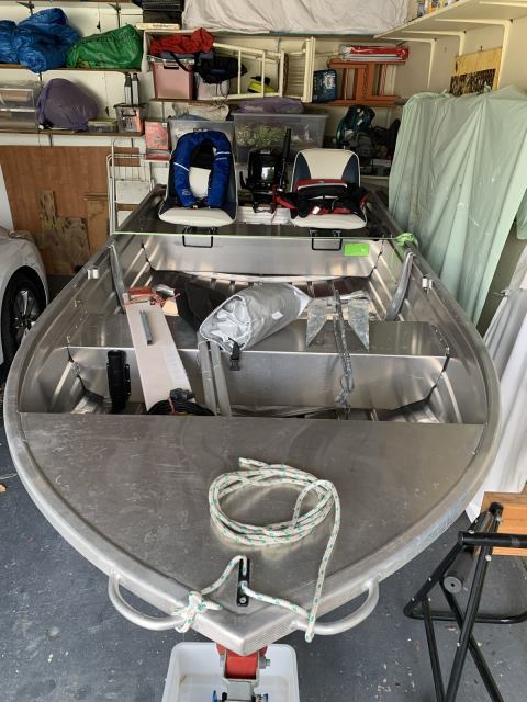As new Tinny, Outboard motor and fold up trailer | Tinnies & Dinghies ...
