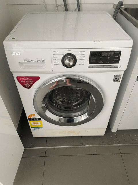 LG 7.5kg Front Load Washing Machine - PICKUP ONLY - Washing Machines ...