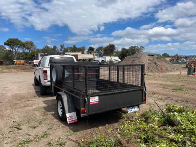 Trailer 7x5 w/mower box | Trailers | Gumtree Australia Knox Area ...