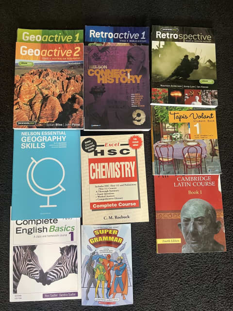 Year 7-12 textbooks History, Geo, Maths, English - Textbooks in Windsor ...