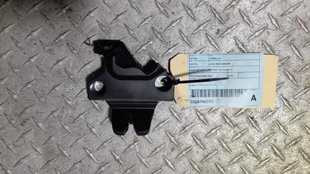 TOYOTA COROLLA BOOTLID LOCK, ZRE172R, 12/13-06/19 (C37083) | Auto Body ...