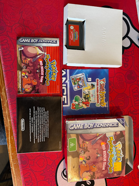 pokemon gameboy advanced mystery dungeon red rescue team complete box ...
