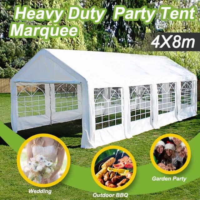 Galvanised Wedding Marquee Heavy Duty 4x8m Party Tent ID:75725 ...