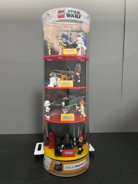 LEGO Star Wars Minifigures Tube Store Display Shop Showcase Dioramas ...