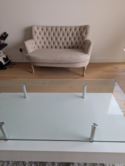 Coffee table with free 2 seat sofa and TV stand - PICKUP ONLY - Coffee ...