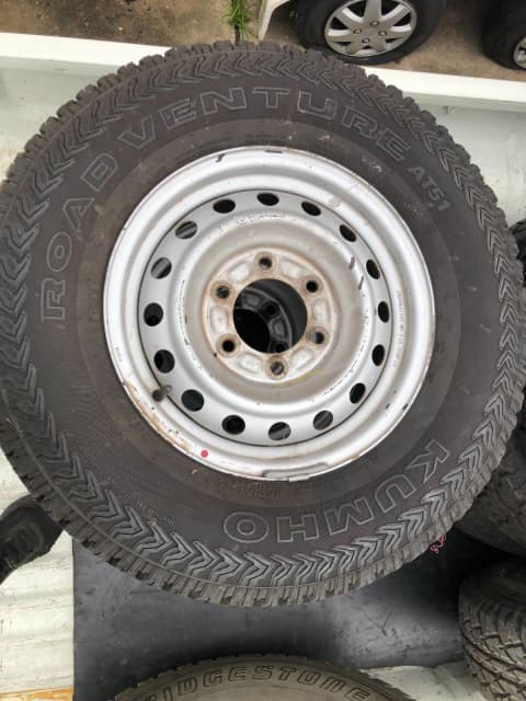 4 x holden rodeo,colorado wheels,rim and tyres 235/75/15,pcd 6x139.7 ...