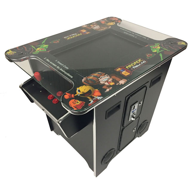 Arcade Rewind 60 Game Cocktail Table Top Arcade Machine New 24mth War ...