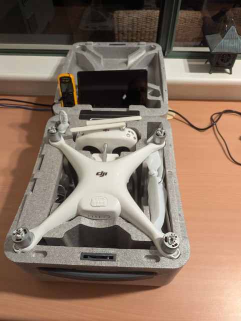 DJI Phantom Pro 2 Drone with mini tablet & electronic anemometer ...