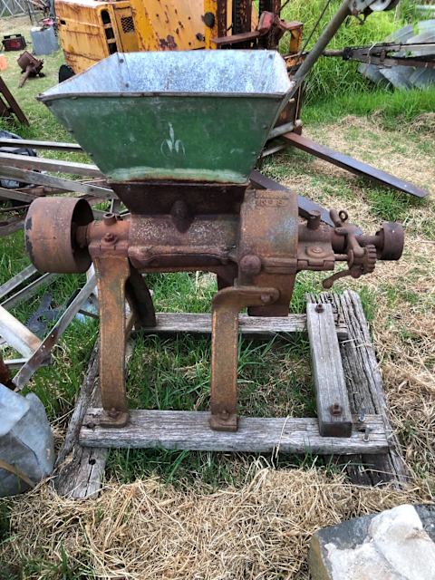 Vintage farm machine grain mill yard art - Other Home & Garden in ...