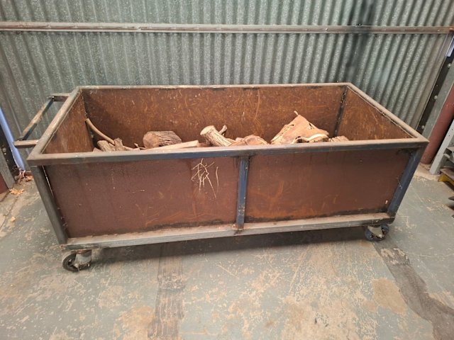 Heavy Duty Steel Storage Bin On Wheels - Tool Storage & Benches in ...