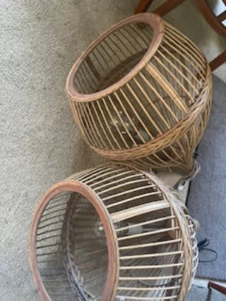 2 NEW Large Light Cane Hanging Light Pendants - Ceiling Lights in ...