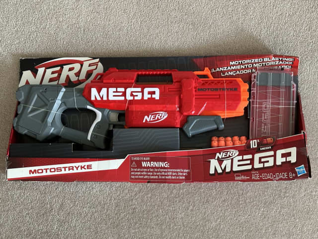 Brand new Nerf Mega motorised blasting toy gun - Toys - Indoor in Chatswood NSW | Gumtree Australia