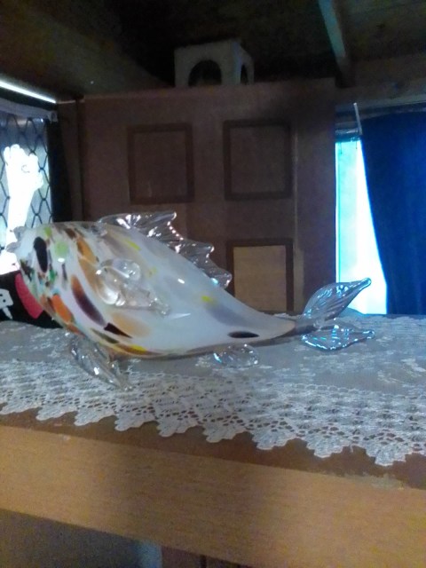 Japanese glass coy fish statue - Other Antiques, Art & Collectables in ...