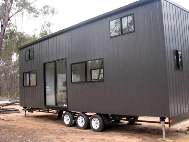 Tiny Houses 9 meter 4500kg rated Rolling Shells with double lofts from ...