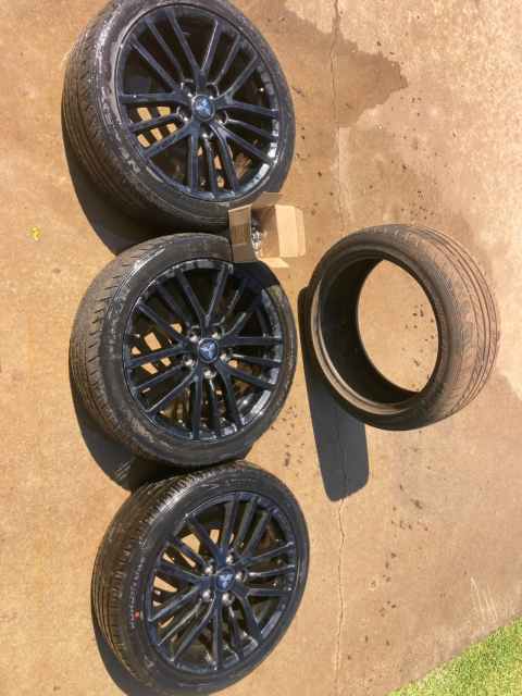 3 RIMS 19 2017 MITSUBISHI LANCER BLACK EDITION (ES) | Wheels, Tyres ...